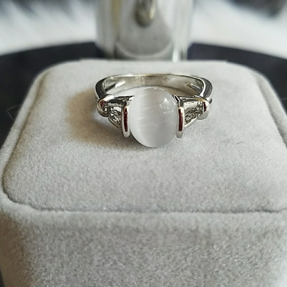 Twilight | Jewelry | Bellas Moonstone Opal Ring Twilight White Gold | Poshmark